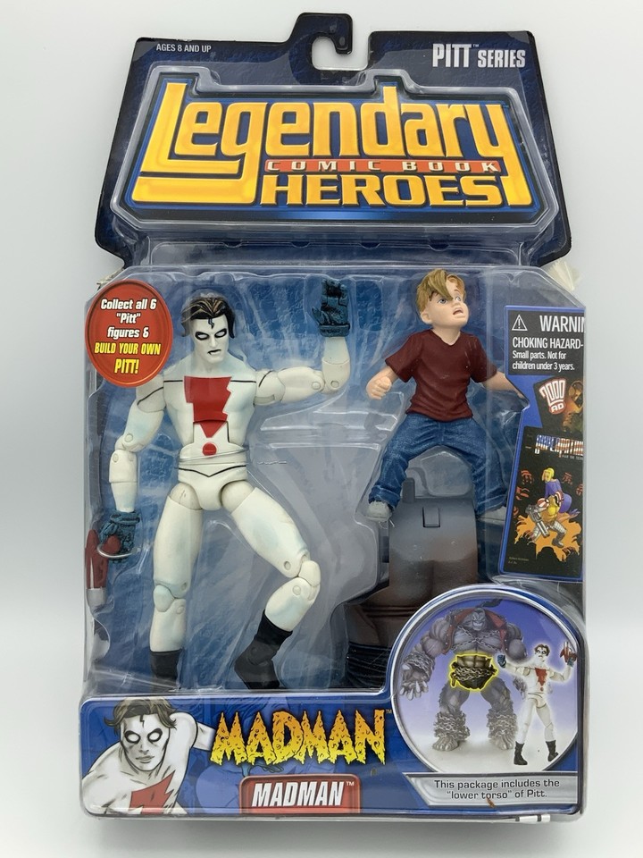 Marvel Legendary Comic Book Heroes MADMAN Action Figure Pitt w/ Timmy ...