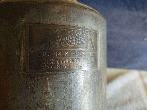 Vintage Blow Torch HAUCK MFG CO. No 14 Kerosene Blowtorch Heavy Duty ...