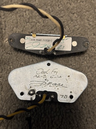 Don Mare Telecaster Tele Pickups Joel Foy Matched Set Hand Wound THE ...