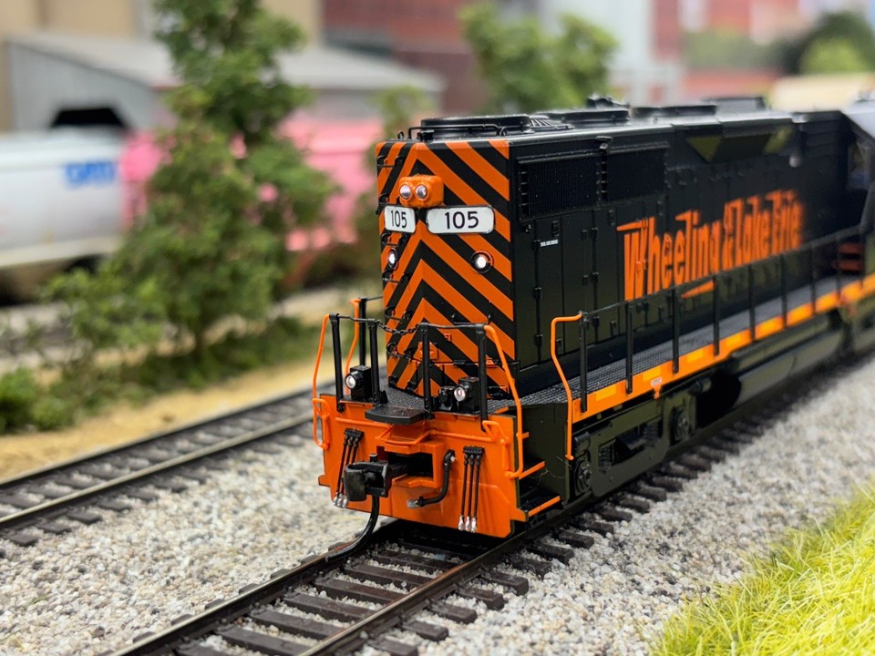 (HO) Broadway Limited Stealth Wheeling & Lake Erie WLE GP35 #105 DCC ...