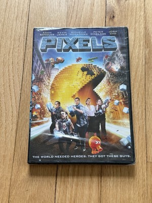 Pixels DVD Adam Sandler Kevin James Pac-Man Donkey Kong Brand New ...