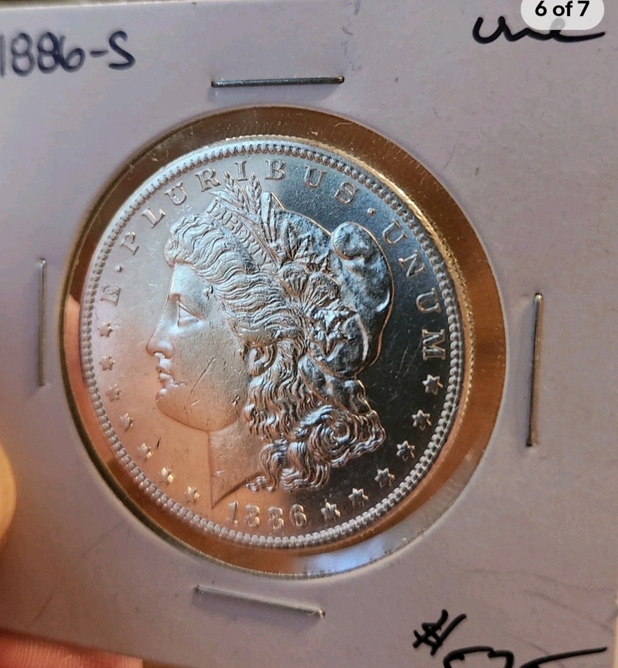 1886-S Uncirculated Details. Looks PL. Only 750,000 Minted. | eBay