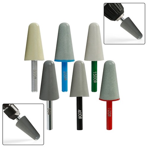 Conical Diamond Grinding Tip with 6mm Shank for For stone Carving and ...