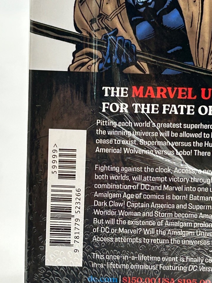 DC versus Marvel Omnibus & Amalgam Perez Gibbons Covers Comics HC ...
