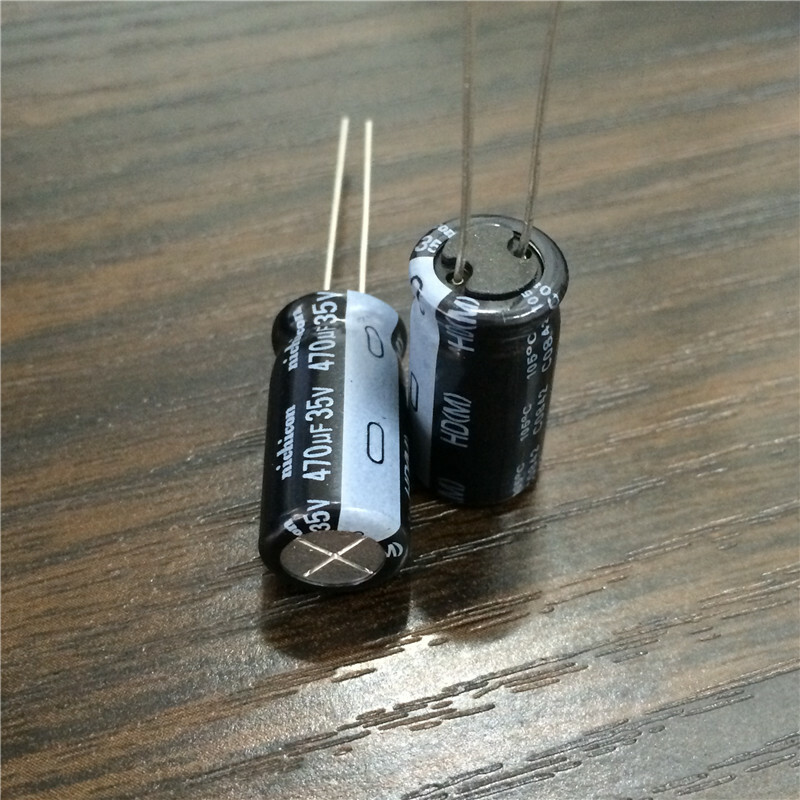 10pcs/100pcs 470uF 35V Nichicon HD 10X20 35V470uF Super Low Impedance ...