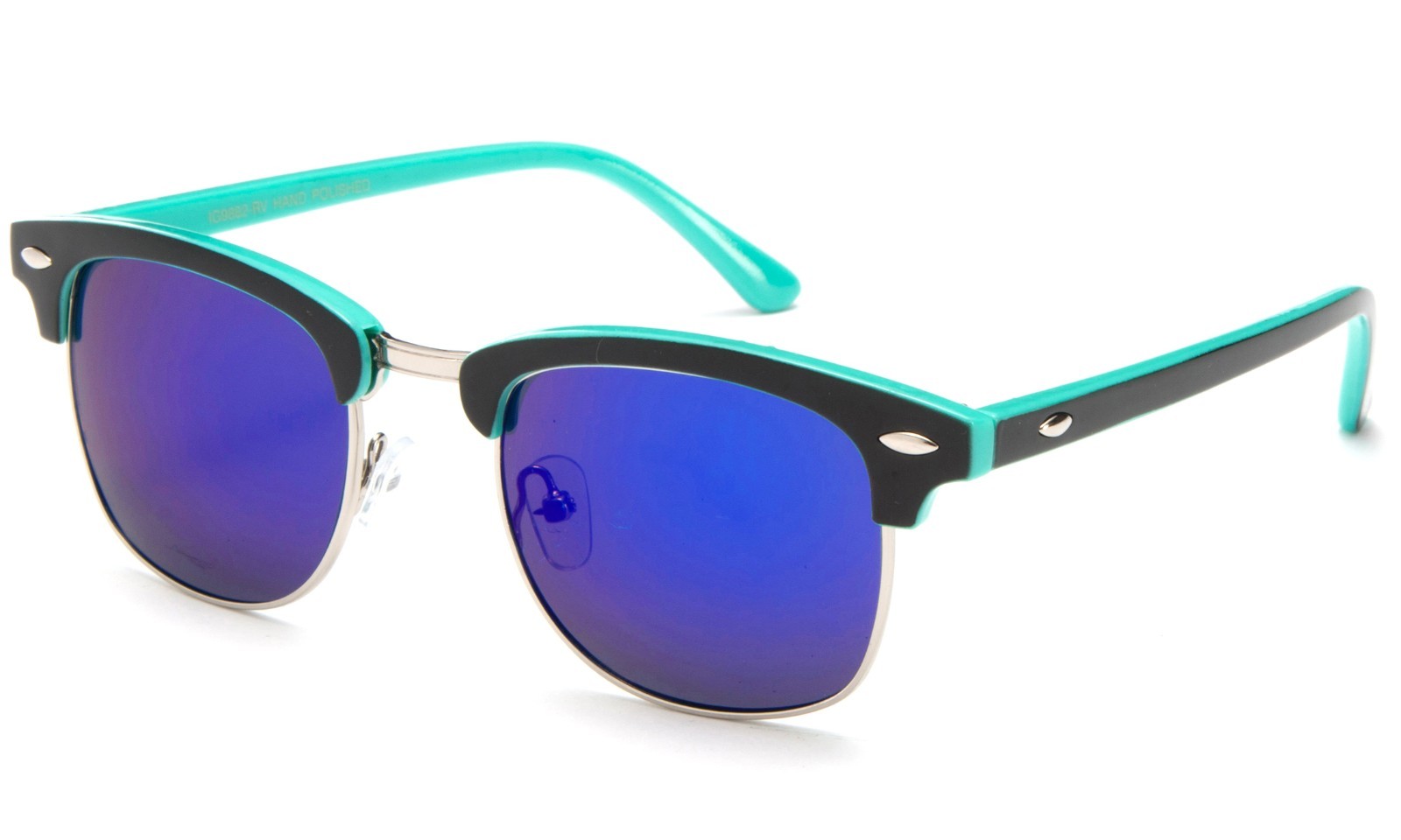 Sunglasses Two Tone Retro Various Color Lens Vintage Horn classic ...