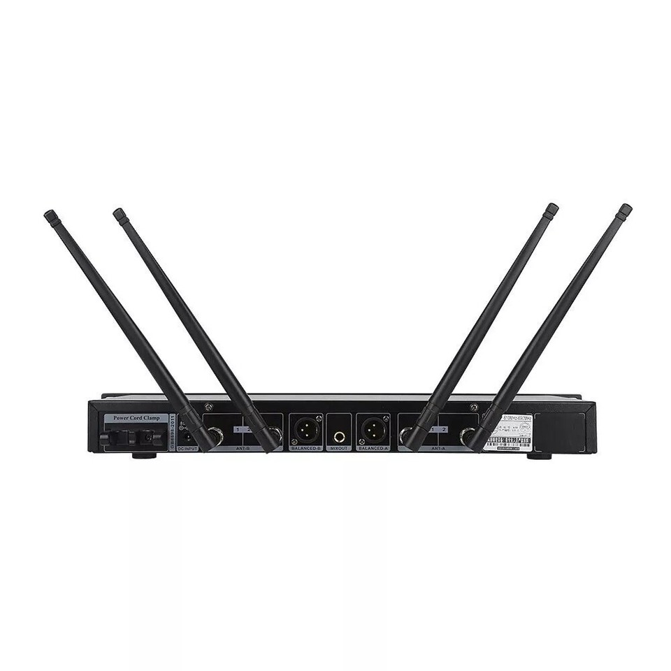 UHF Dual Wireless Vocal Microphone System for Sennheiser SKM 9000 Mics ...