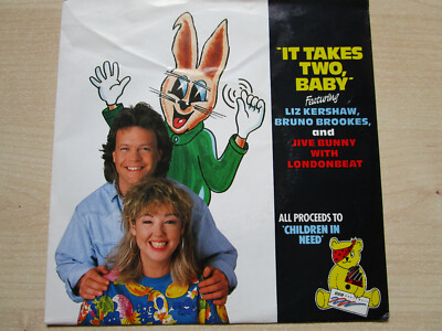 Liz Kershaw Bruno Brookes and Jive Bunny It Takes Two Baby 7" Vinyl ...