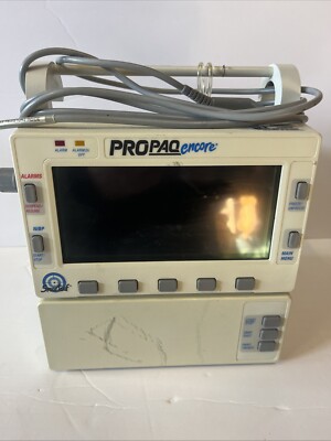 Welch Allyn Propaq Encore 206 EL SpO2 ECG Patient Monitor NO POWER CORD ...