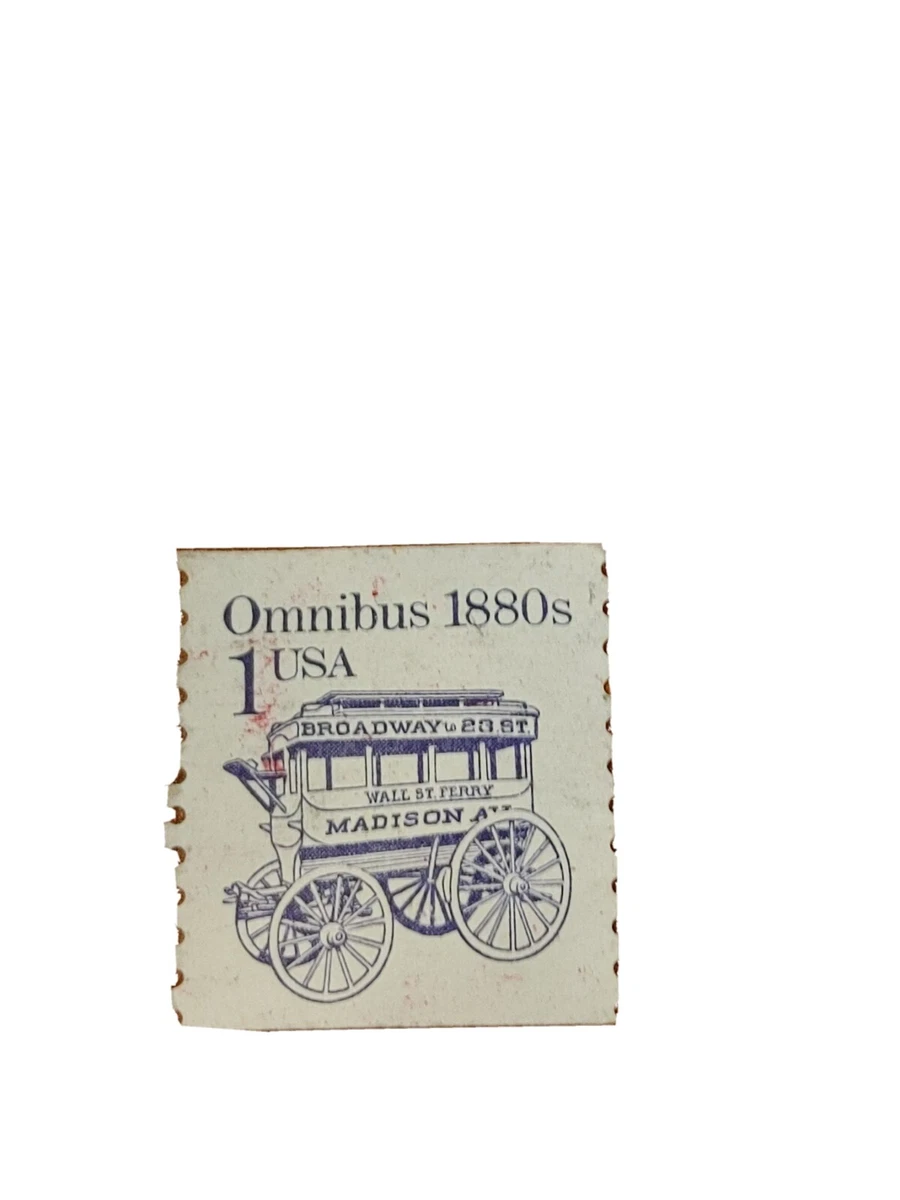 Omnibus 1880s 1 Cent Stamp Shop | centralcountiesservices.org