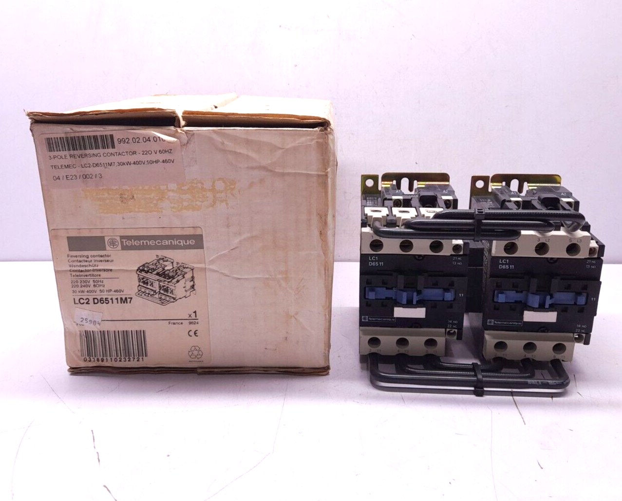 Telemecanique LC2 D6511M7 Reversing Contactor 220-230V 50Hz 220-240V ...