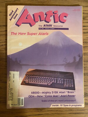 Antic The ATARI Resource Magazine Vol 4 Number 1 May 1985 3rd ...
