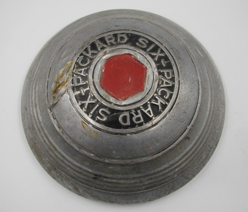 VINTAGE PACKARD SIX CENTER HUB CAP HUBCAP RIM WHEEL COVER DOG DISH 10 ...