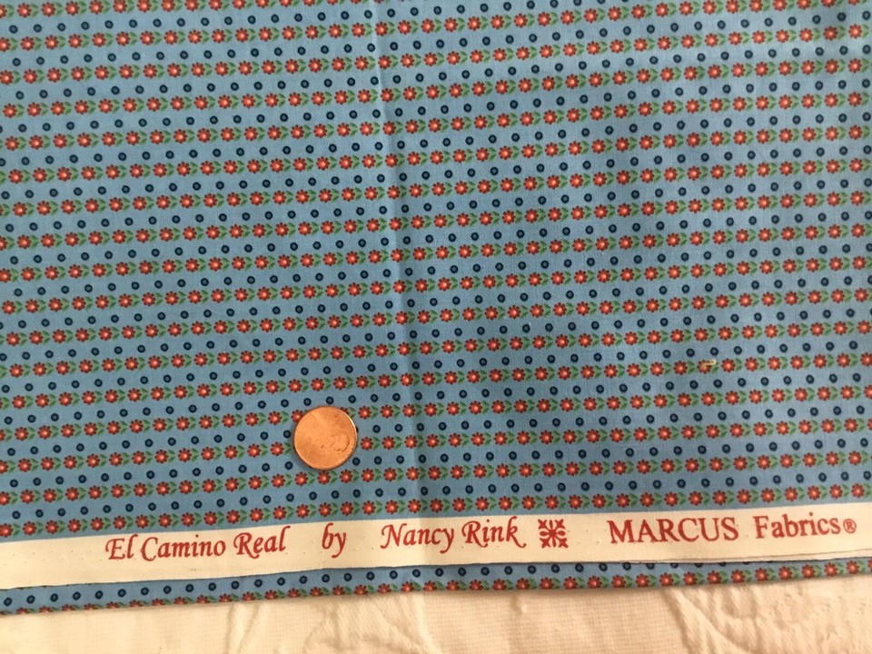 Cotton Fabric BY THE YARD Cut From Bolt “El Camino” by Nancy Rink ...