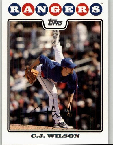 2008 Topps C.J. Wilson #214 SN Texas Rangers | eBay