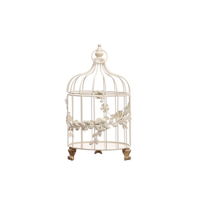 14" White Floral Tabletop Birdcage by Ashland®-Spring Décor | eBay