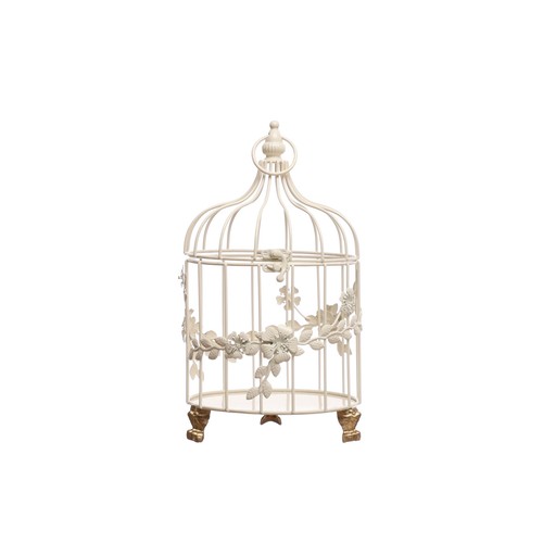 14" White Floral Tabletop Birdcage by Ashland®-Spring Décor | eBay