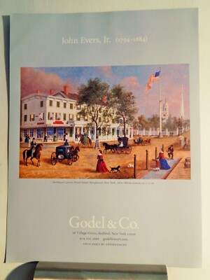 JOHN EVERS JR ART PIECE VTG ORIG 2023 ADVERTISEMENT | eBay