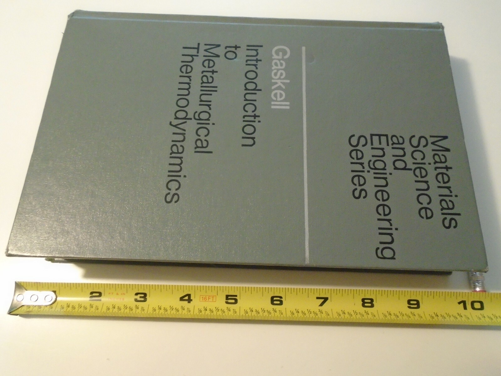 Introduction To Metallurgical Thermodynamics David R Gaskell 1981 2nd ...