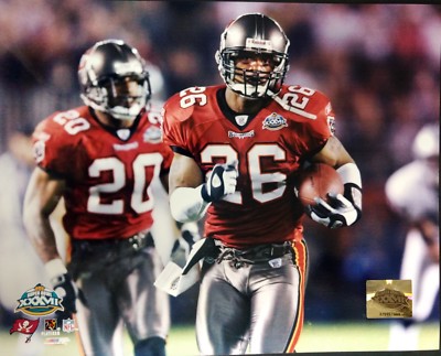 DWIGHT SMITH Super Bowl XXXVII INTERCEPTION 8X10 PHOTO Tampa Bay ...