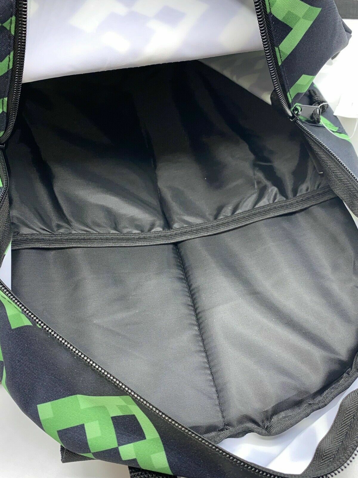 Minecraft CREEPER All Over Print 16" Backpack Book Bag Tote Bioworld ...