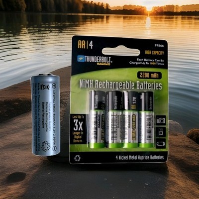 Thunderbolt/Solar Solutions Rechargeable Battery Combination. 1.2V/3.2V ...