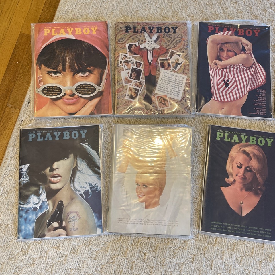Complete Full Year of Vintage 1965 Playboy Magazines w/ Centerfolds | eBay