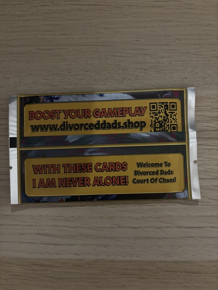 DIVORCED DADS Age Of Alimony BOOSTER PACK SEALED W/ Random Holo Card | eBay