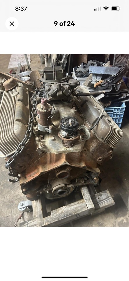 Chevy 1967 427-435HP L71 Engine 3904351 K-16-6 Tri-Power Corvette 4-Bolt STD | eBay