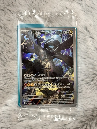 N's Zekrom-031, Ascended Heroes ETB Promo, Pokemon Center Stamp ...