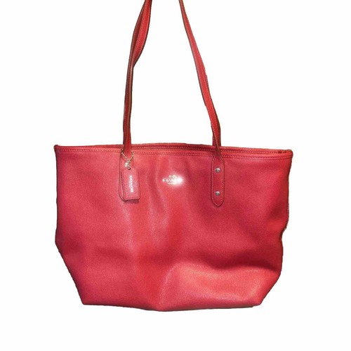 Coach F58846 City ZIP Tote Handbag - True Red 192643081215| eBay