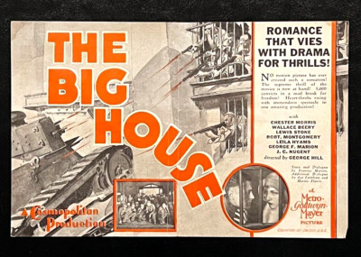 MGM 'THE BIG HOUSE' MOVIE HERALD 1930 - CHESTER MORRIS, WALLACE BEERY ...