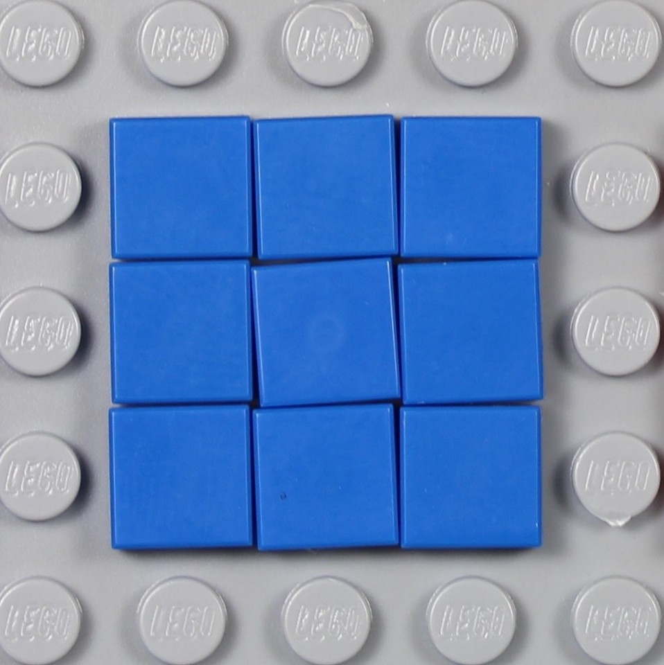 LEGO - 1x1 Square Tiles - PICK YOUR COLORS Smooth Finishing Flat Mosaic ...