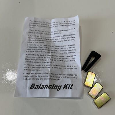 Ceiling Fan Blade Balancing Kit Wobble Fix | eBay