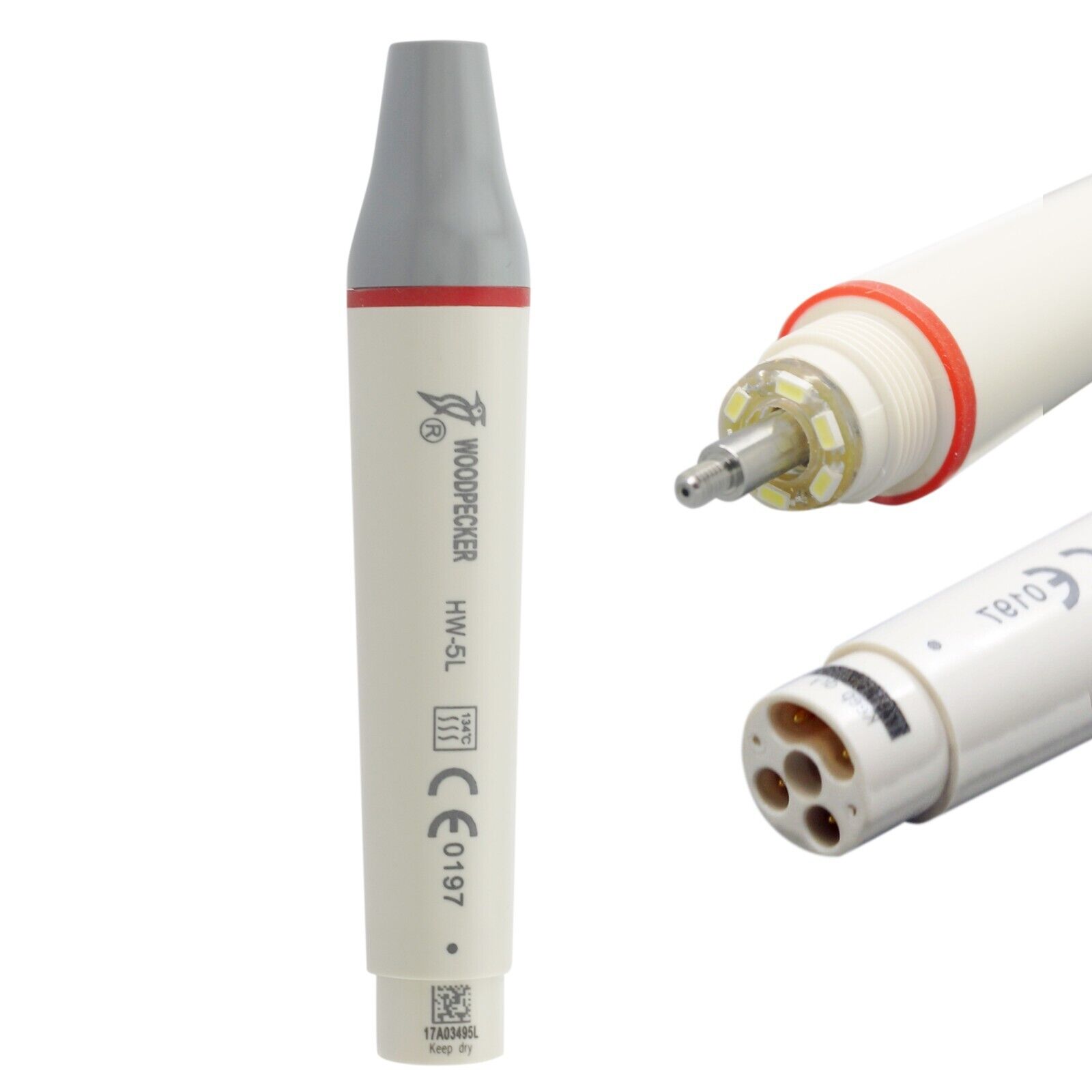 Orinigal Woodpecker Dental Ultrasonic Piezo Scaler Led Handpiece Hw 5l