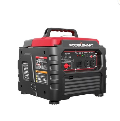 PowerSmart 1500 Watt Portable Gas Power Generator for Outdoor Camping ...
