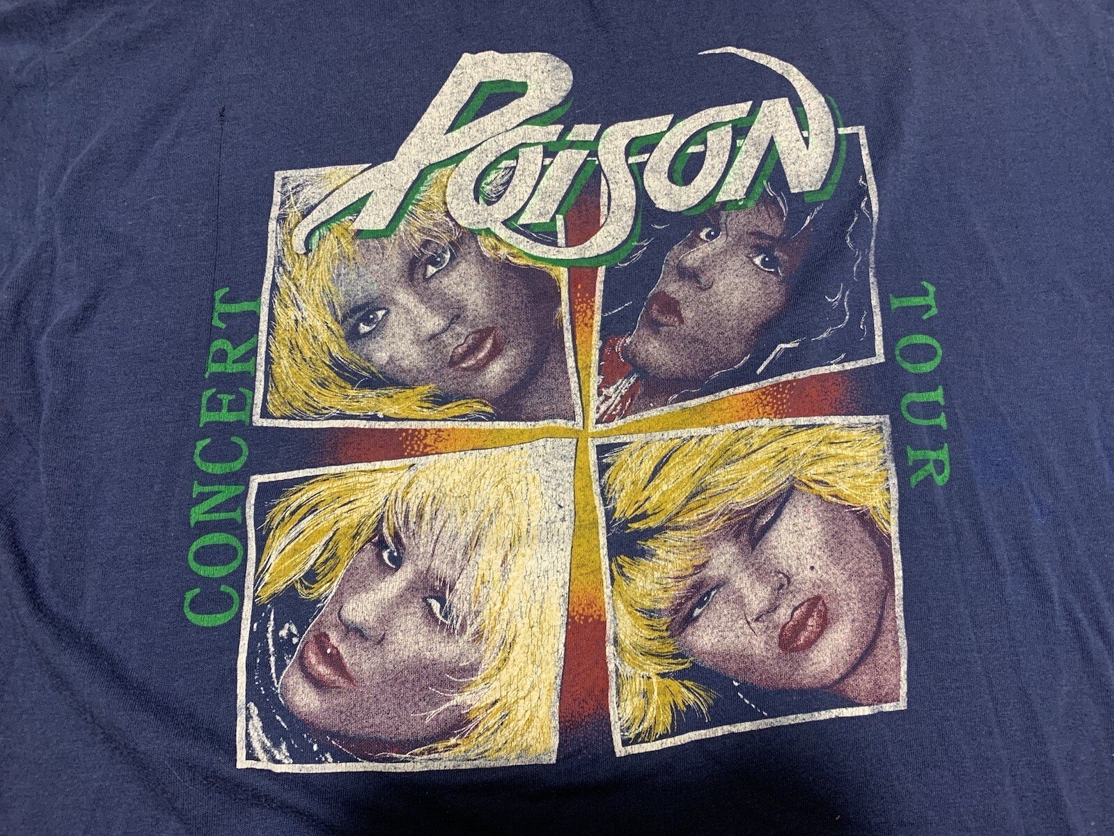 Rare Vintage Poison concert tour Open up and say... A… - Gem