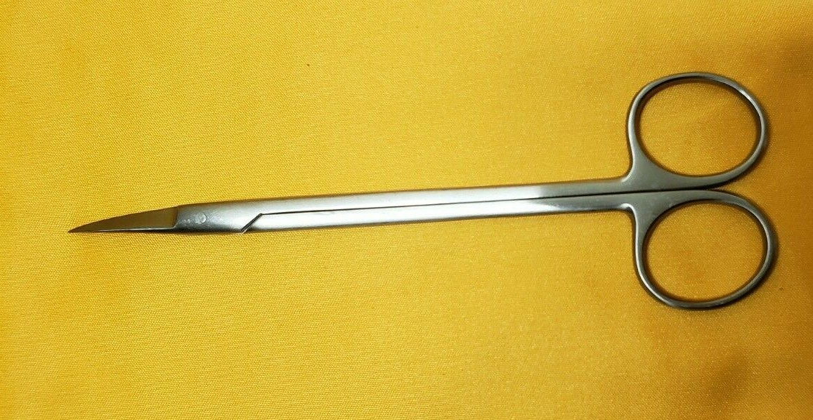 Henry Schein 101-3453 Surgical Dental Kelly Scissors Curved 6.25" | eBay