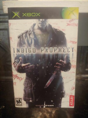 INDIGO PROPHECY MicroSoft XBOX Original ATARI Game 2005 Instruction ...