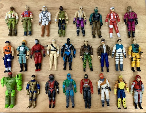 GI Joe ARAH Vintage O-Ring Figure Lot #30 Storm Shadow Snake Eyes ...