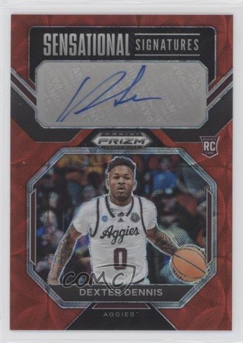 2023 Prizm Draft Picks Sensational Signatures Choice Red /40 Dexter ...