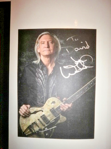 Joe Walsh Autograph 5x7. Authentic. To David | eBay