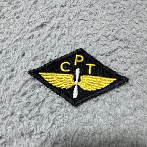 WW2 US AAF Civilian Pilot Training CPT Instructor Twill Patch VTG | eBay