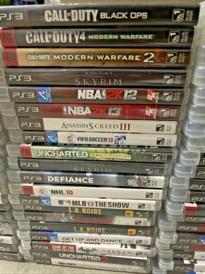 80 Playstation 3 PS3 Games in Cases Bulk Wholesale Lot | eBay