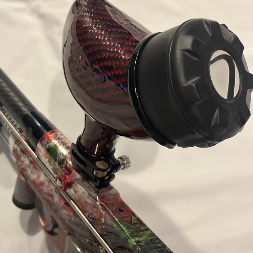 Stained Works CCM Carbon Pump LNT Frame Autococker Deadlywind Paintball ...