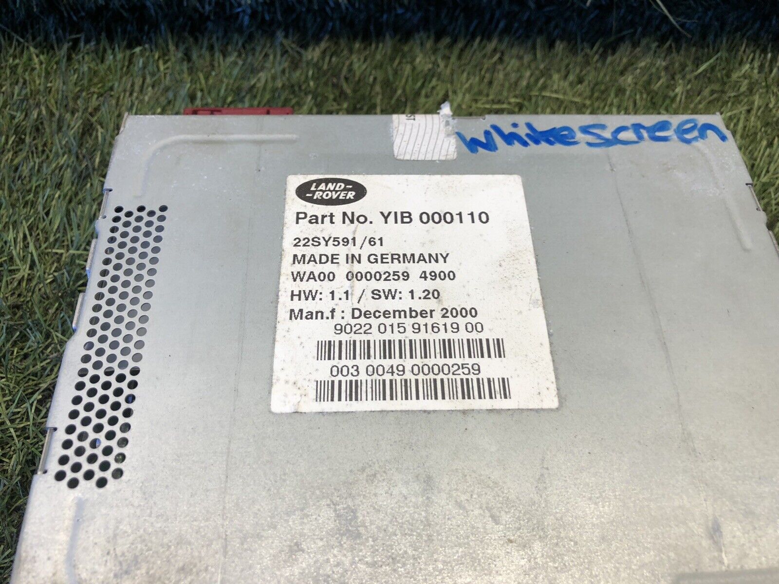 RANGE ROVER P38 VOGUE SAT NAV DISC PLAYER READER YIB000110 98-02 | eBay UK