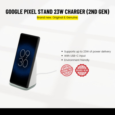 Google Pixel Stand 23W Wireless Charger 2nd Gen White | eBay