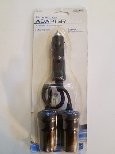 Twin/Double Socket Adapter Charger Cigarette Lighter Splitter 12V for ...