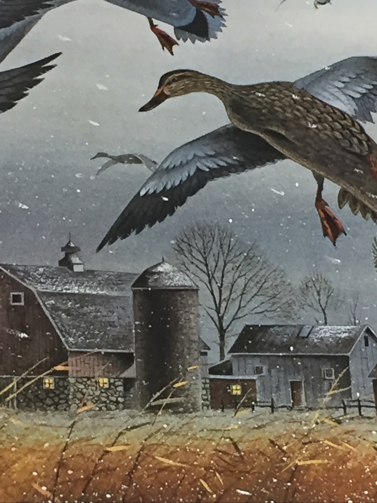 Jerry Raedeke, 1990 DU ,Print, “Last Day”1432/3800;Mint,Unframed ...