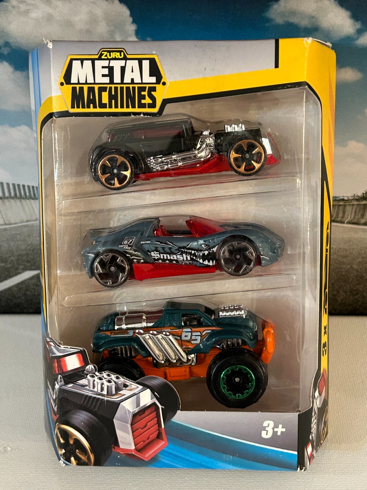 Zuru Metal Machines Die Cast Cars 3 Pack * ZING-NITRO RIDER-BONE ...